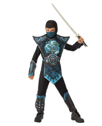 Disfraz de ninja blue dragón - Todo Fiesta